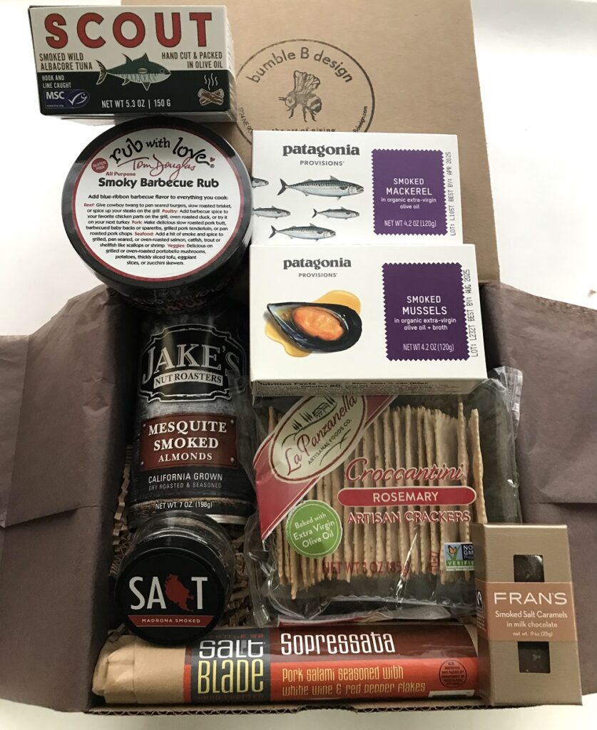 West Coast Smoked Snack Box • bumble B design